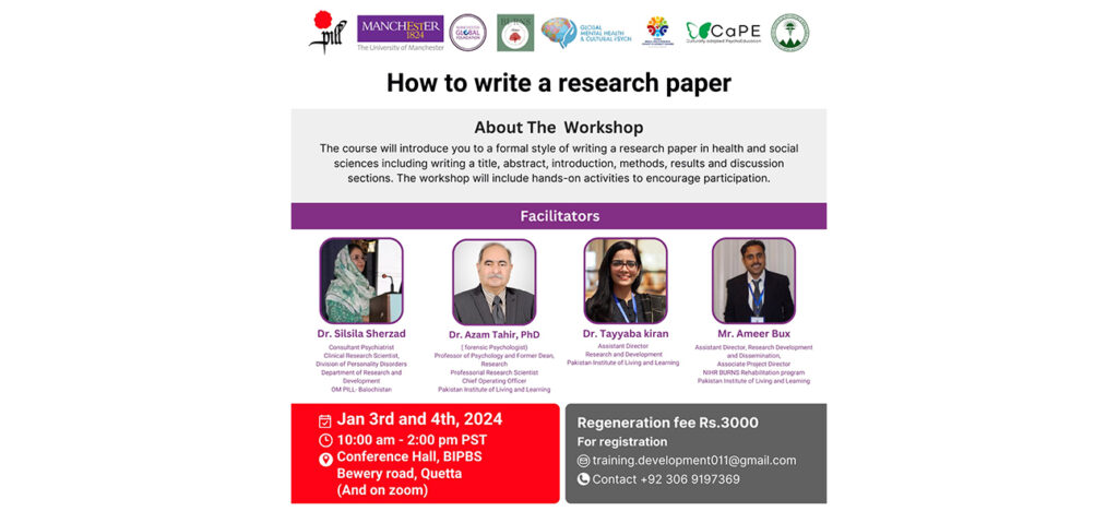 Title of Workshop: How to Write a Paper / Academic Writing - Manchester ...